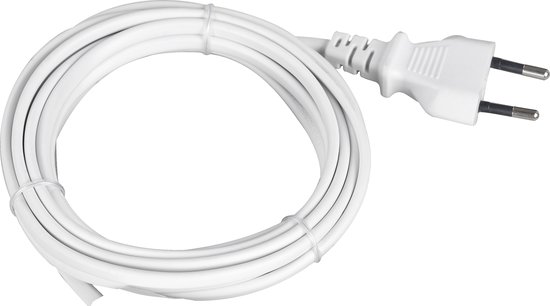 Euro snoer Wit - 1,8 meter | bol