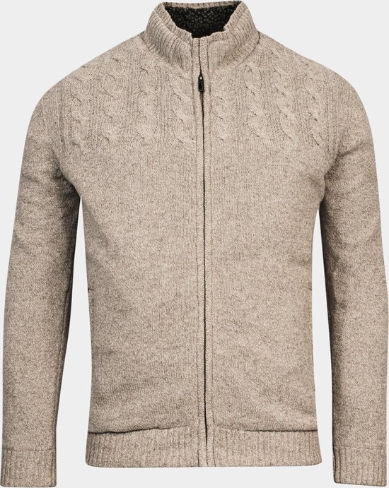 Baileys Vest Beige Cardigan Zip 322126/818 | bol