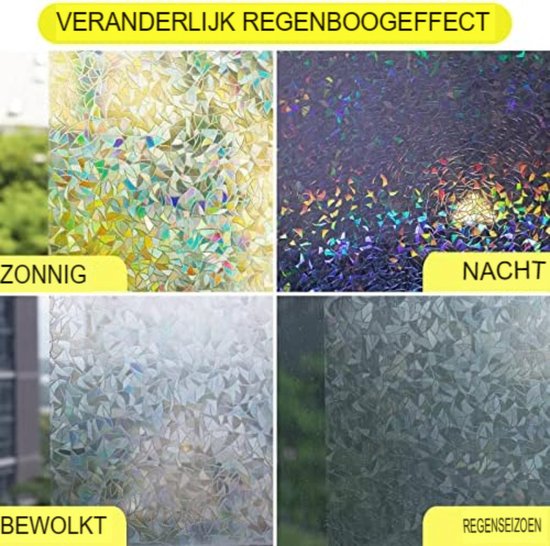 Gratyfied- Raamfolie Glas In Lood- Window Film Stained Glass- Raamfolie ...