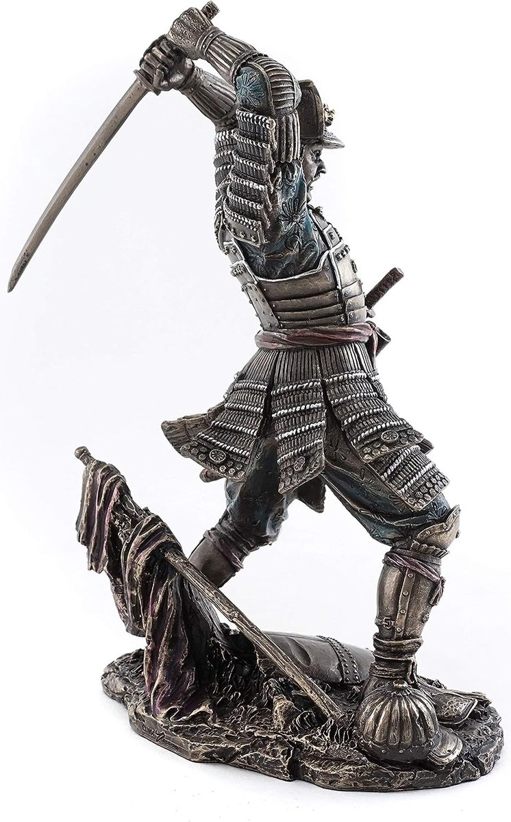 Veronese Design - Japanse Samoerai gebronsd beeld - zeer gedetailleerd ...