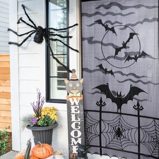 Halloween Deur Decoratie Halloween Versiering Skelet Deurgordijn ...