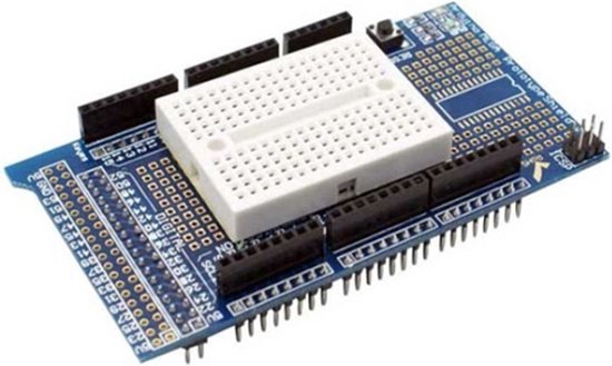 Prototype Shield Mini Breadboard voor Arduino Mega 2560 - Elektronica ...