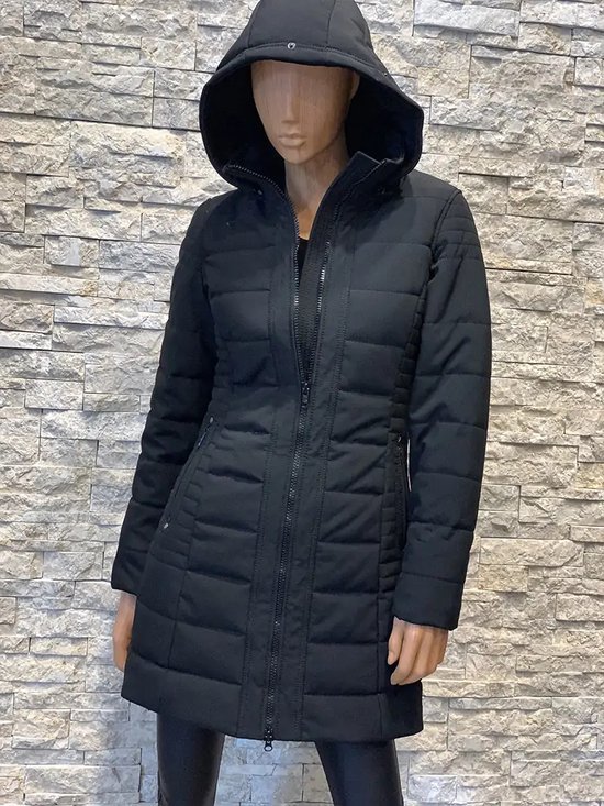 Dames Winter jas London zwart - 44 | bol