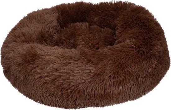 Fluffy donut hondenmand- Luxe kattenmand - Antislip kattenkussen ...