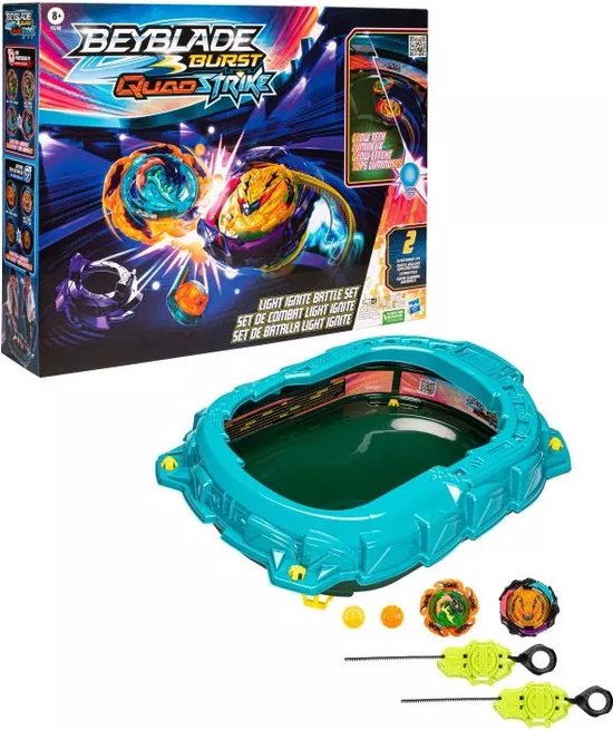 BEYBLADE QS LIGHT IGNITE BATTLE-SET | bol.com