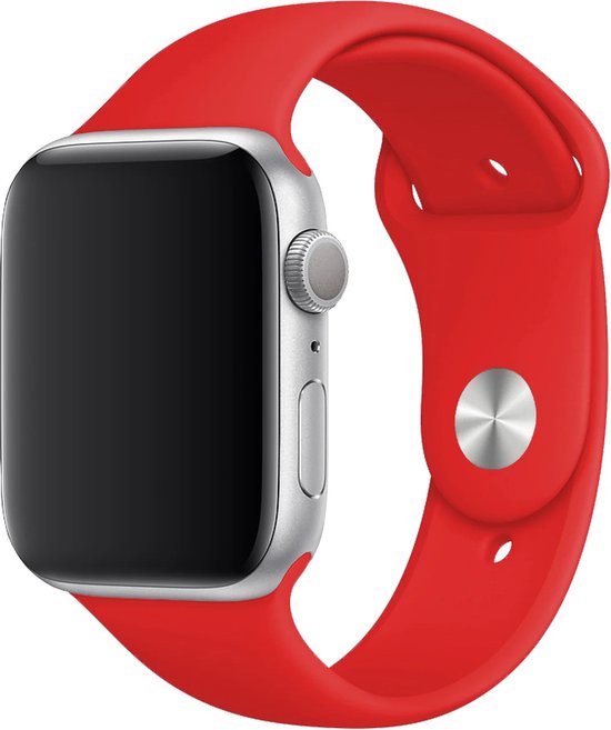Zachte Siliconen Sport Band S/M - Red - Geschikt voor Apple Watch 38mm ...