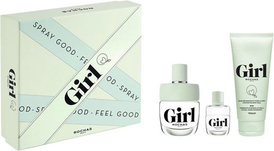 Rochas Girl Eau De Toilette Spray 100ml Set 3 Pieces | bol