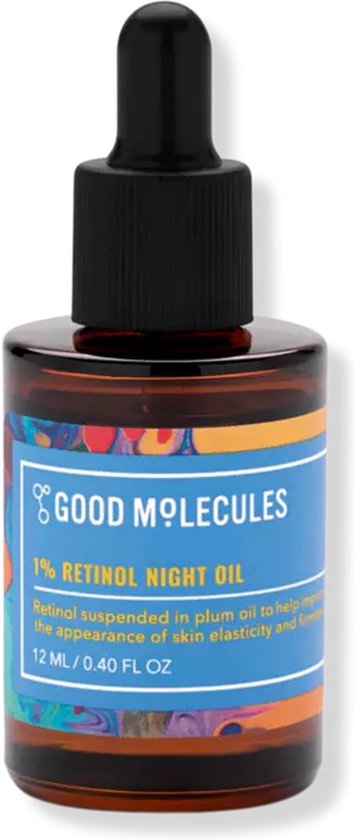 Good Molecules 1% Retinol Night Oil - Fijne lijntjes - Rimpels - 12ml | bol
