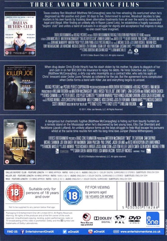 The Matthew Mcconaughey Collection - Movie (Dvd), Sid James | Dvd's | bol