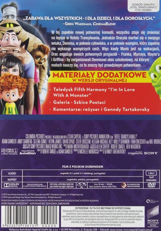 Hotel Transylvania 2 [DVD] (Dvd), Selena Gomez | Dvd's | bol
