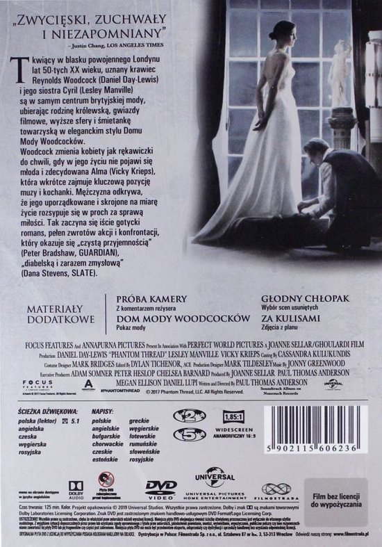 Phantom Thread [DVD] (Dvd), Vicky Krieps | Dvd's | bol