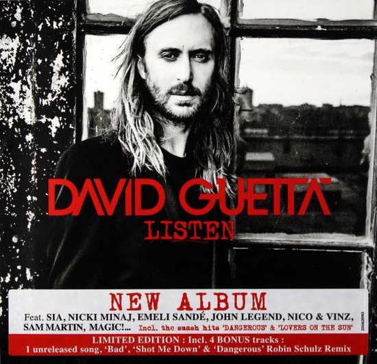 David Guetta - Listen (Limited Australian 2CD Edition) | 9397601001965 ...