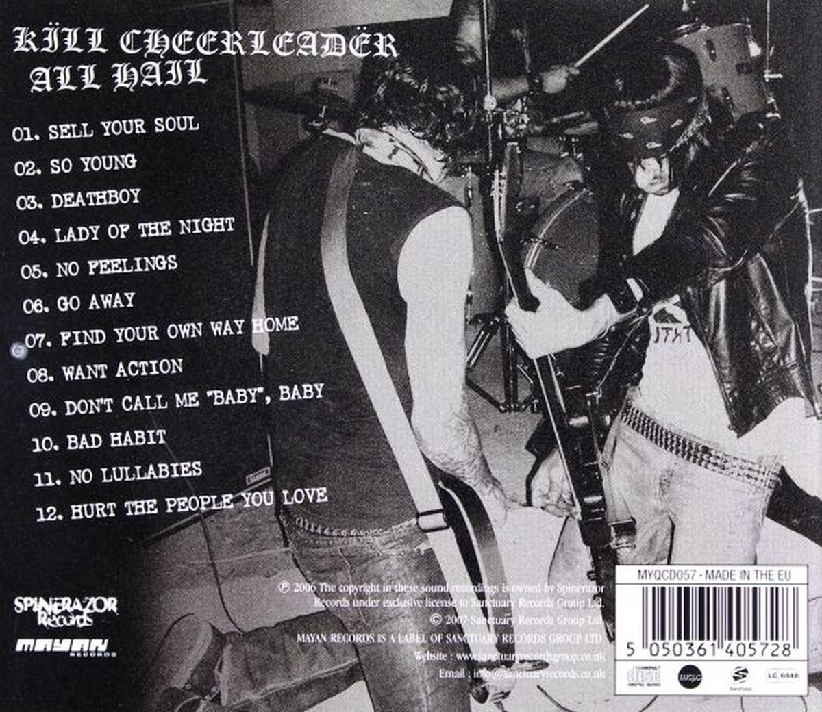 Kill Cheerleader - All Hail, Kill Cheerleader | CD (album) | Muziek | bol