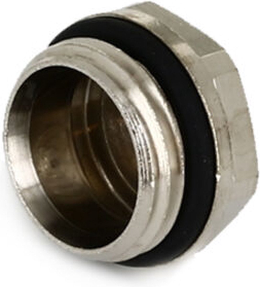 Bonfix Radiatorappendages Blindstop || messing vernikkeld 3/4 - met ...