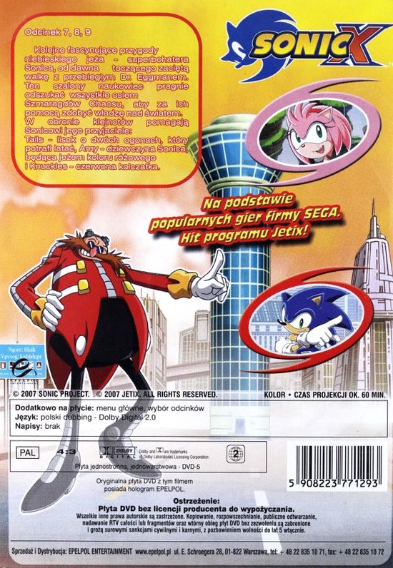 Sonic X [DVD] (Dvd), Amy Palant | Dvd's | bol