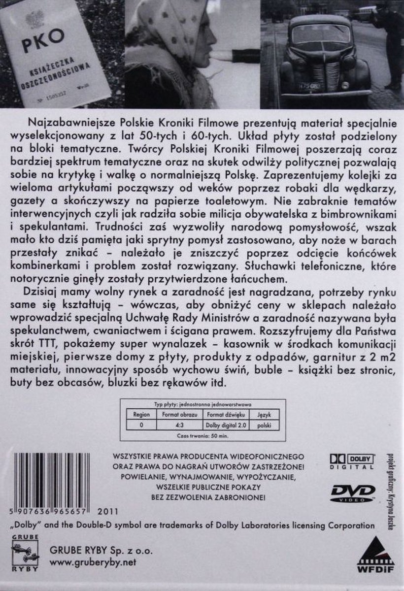 Propaganda PRL-u: Najzabawniejsze Polskie Kroniki Filmowe. Lata 50/60-te [DVD] (Dvd),... | bol