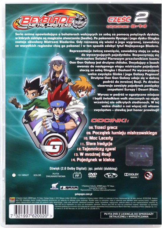 Bakuten Shoot Beyblade - DVD | bol