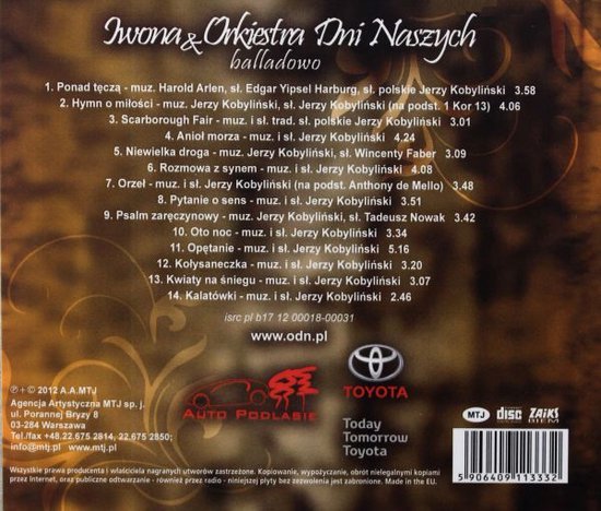 Orkiestra Dni Naszych: Balladowo (digipack) [CD], Orkiestra Dni Naszych | Muziek | bol