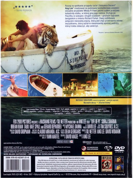 Life of Pi [DVD] (Dvd), Irrfan Khan | Dvd's | bol.com