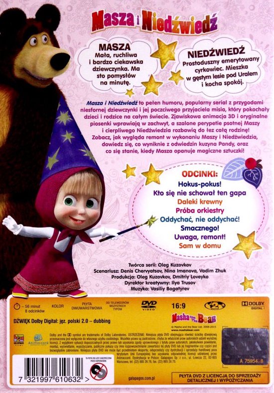 Masha i Medved [DVD] (Dvd), Alina Kukushkina | Dvd's | bol