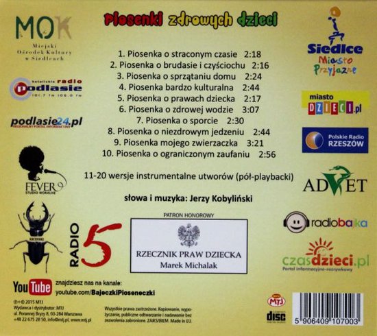 Orkiestra Dni Naszych: Piosenki zdrowych dzieci [CD], Orkiestra Dni Naszych | Muziek | bol