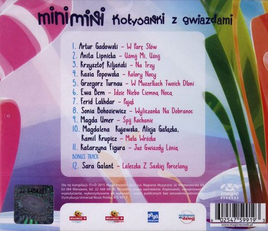 Mini Mini Kolysanki Z Gwiazdami | 0602547599193 | Boeken | bol
