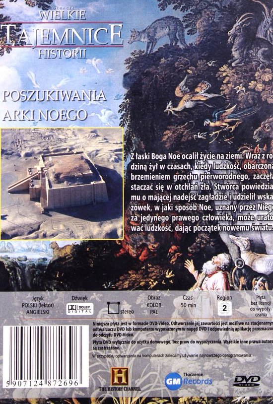 Wielkie Tajemnice Historii: Poszukiwania Arki Noego [DVD] (Dvd), Joe ...