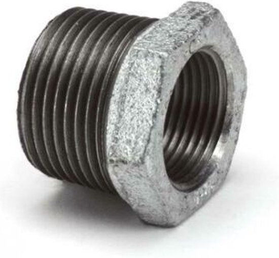 verloopring gegalvaniseerd, buitendraad x binnendraad 3/4 x 3/8 inch | bol