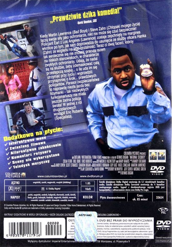 National Security [DVD] (Dvd), Steve Zahn | Dvd's | bol