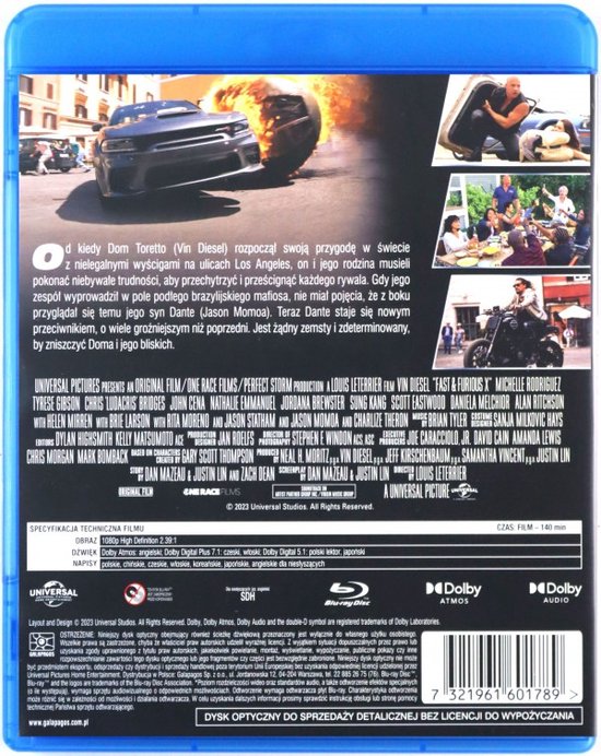 Fast X [Blu-Ray] (Blu-ray), Vin Diesel | Dvd's | bol