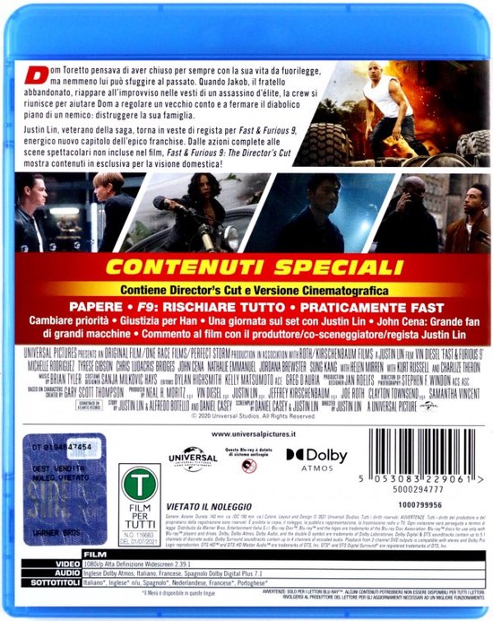 Fast & Furious 9 [Blu-Ray] (Blu-ray), Charlize Theron | Dvd's | bol