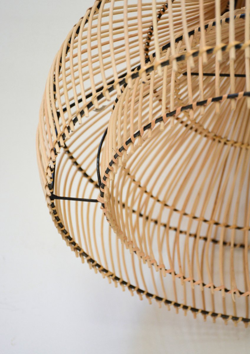 Rotan lampenkap - Bamboe hanglamp - Rieten Lampen - Plafondlamp - The ...