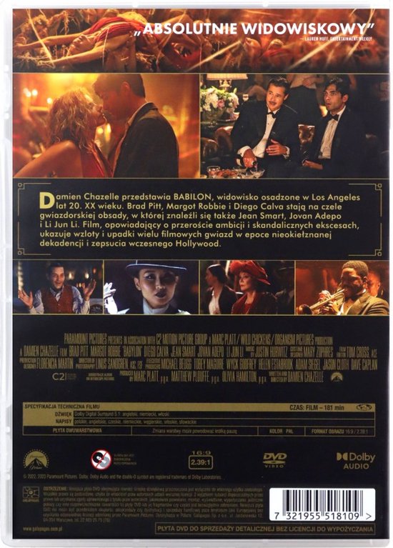 Babylon [DVD] (Dvd), Margot Robbie | Dvd's | bol