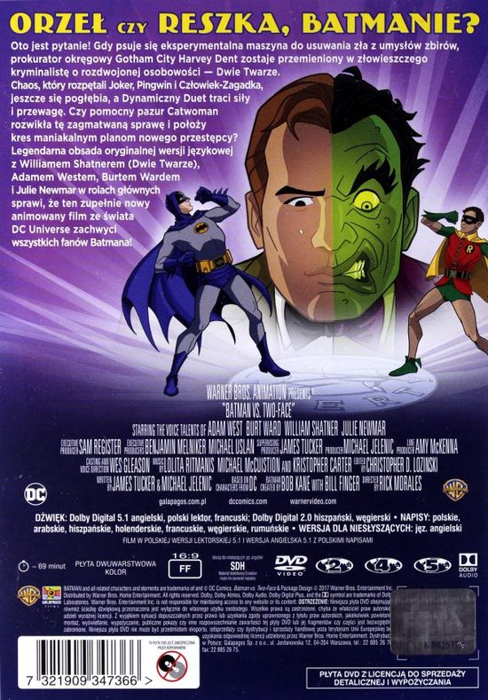 Batman vs. Two-Face [DVD] (Dvd), Burt Ward | Dvd's | bol