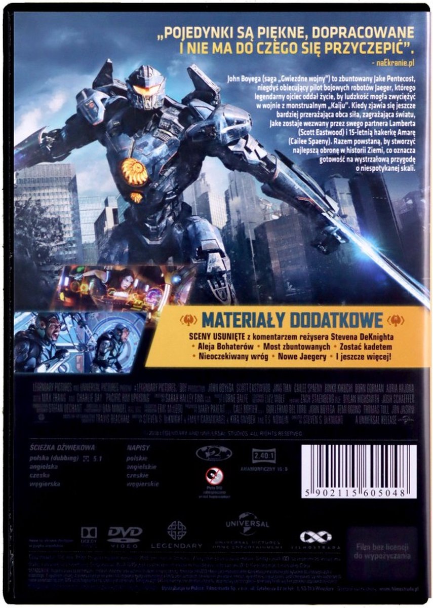 Pacific Rim: Uprising [DVD] (Dvd), Tian Jing | Dvd's | bol