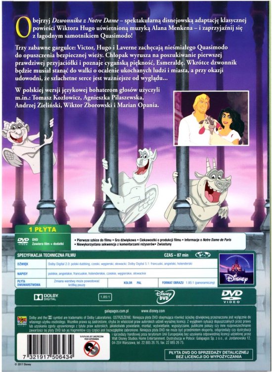 De klokkenluider van de Notre Dame [DVD] (Dvd), Mary Kay Bergman | Dvd ...