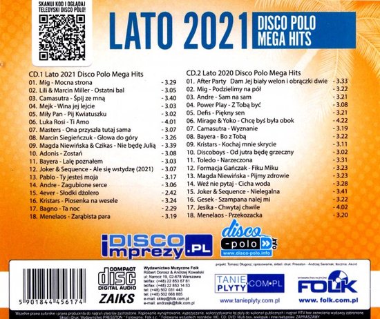 Lato 2021 - Disco Polo Mega Hits [2CD], Mig | Muziek | bol