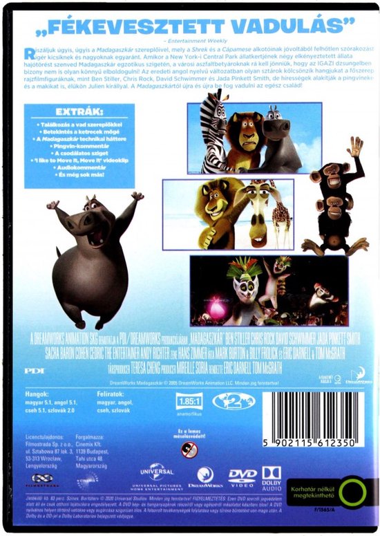 Madagascar [DVD] (Dvd), Chris Rock | Dvd's | bol