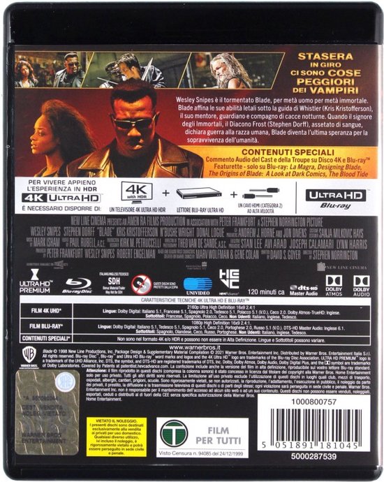 Blade [Blu-Ray 4K]+[Blu-Ray], N'Bushe Wright | Dvd's | bol