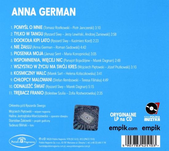 Anna German: Anna German (digipack) [CD], Anna German | Muziek | bol
