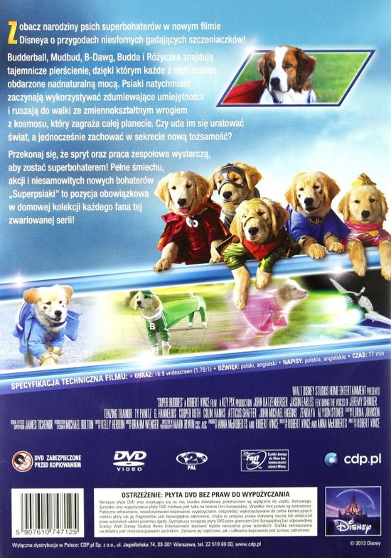 Superpsiaki [DVD] (Dvd), John Ratzenberger | Dvd's | bol