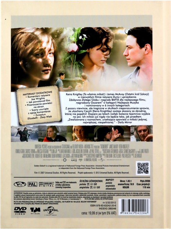 Atonement [DVD] (Dvd), Charlie von Simson | Dvd's | bol