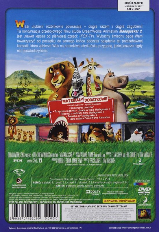 Madagascar 2 [DVD] | bol