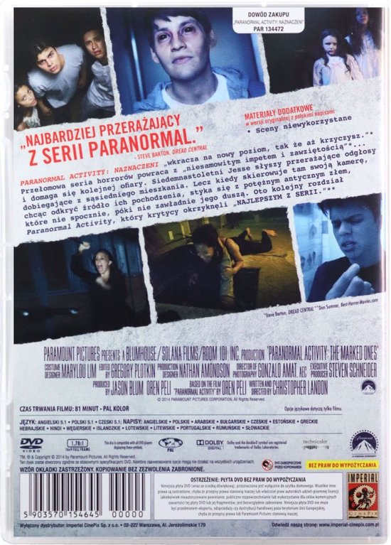 Paranormal Activity: The Marked Ones [DVD] (Dvd), Crystal Santos | Dvd ...