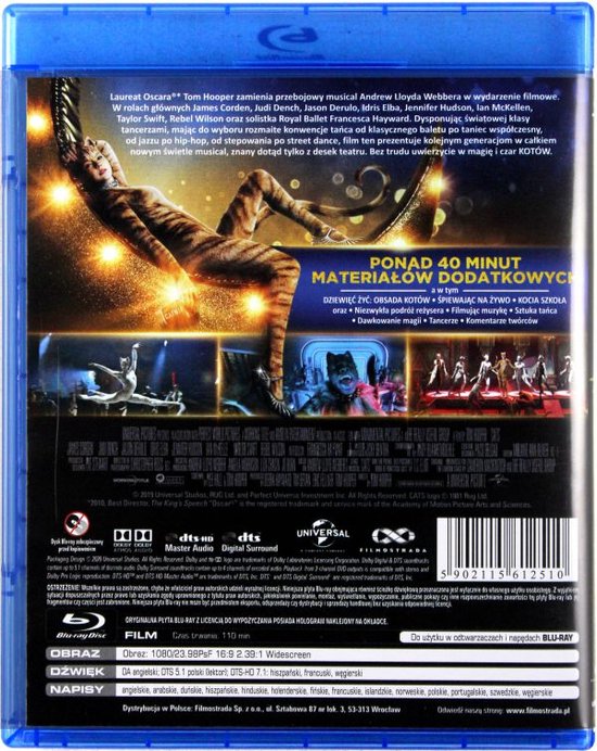 Cats [Blu-Ray] (Blu-ray), Idris Elba | Dvd's | bol.com