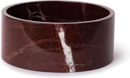 MOOISA - Marmer fruitschaal rood - MOOISA - Rosso levanto 24x10cm ...
