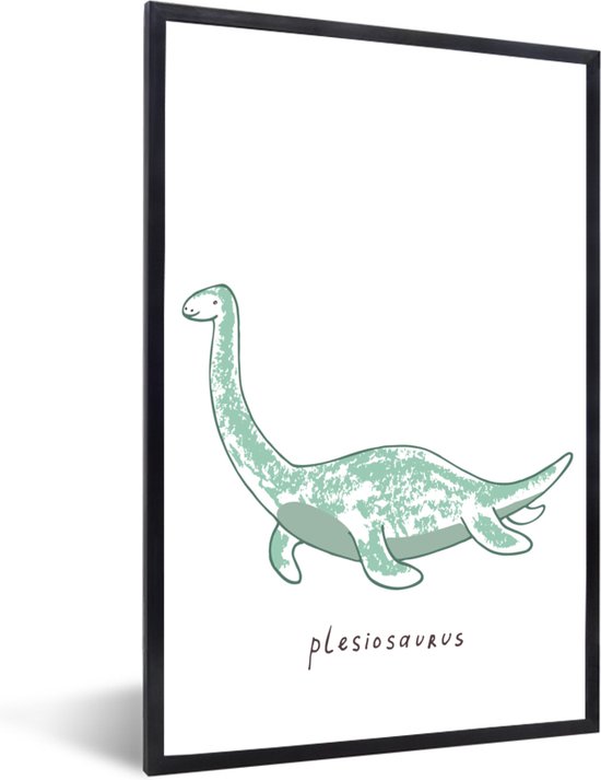 Fotolijst incl. Poster - Kinderkamer - Plesiosaurus - Dinosaurus ...