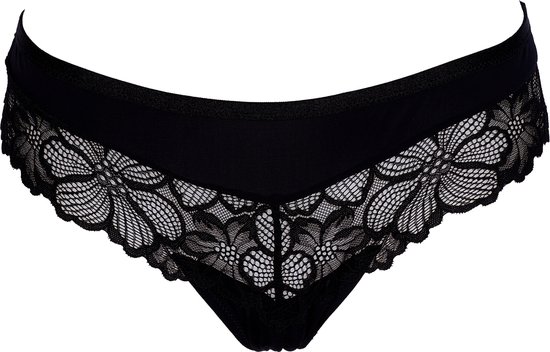 After Eden D-cup & up TEXAS String Dames Onderbroek - Black - Maat XXL ...