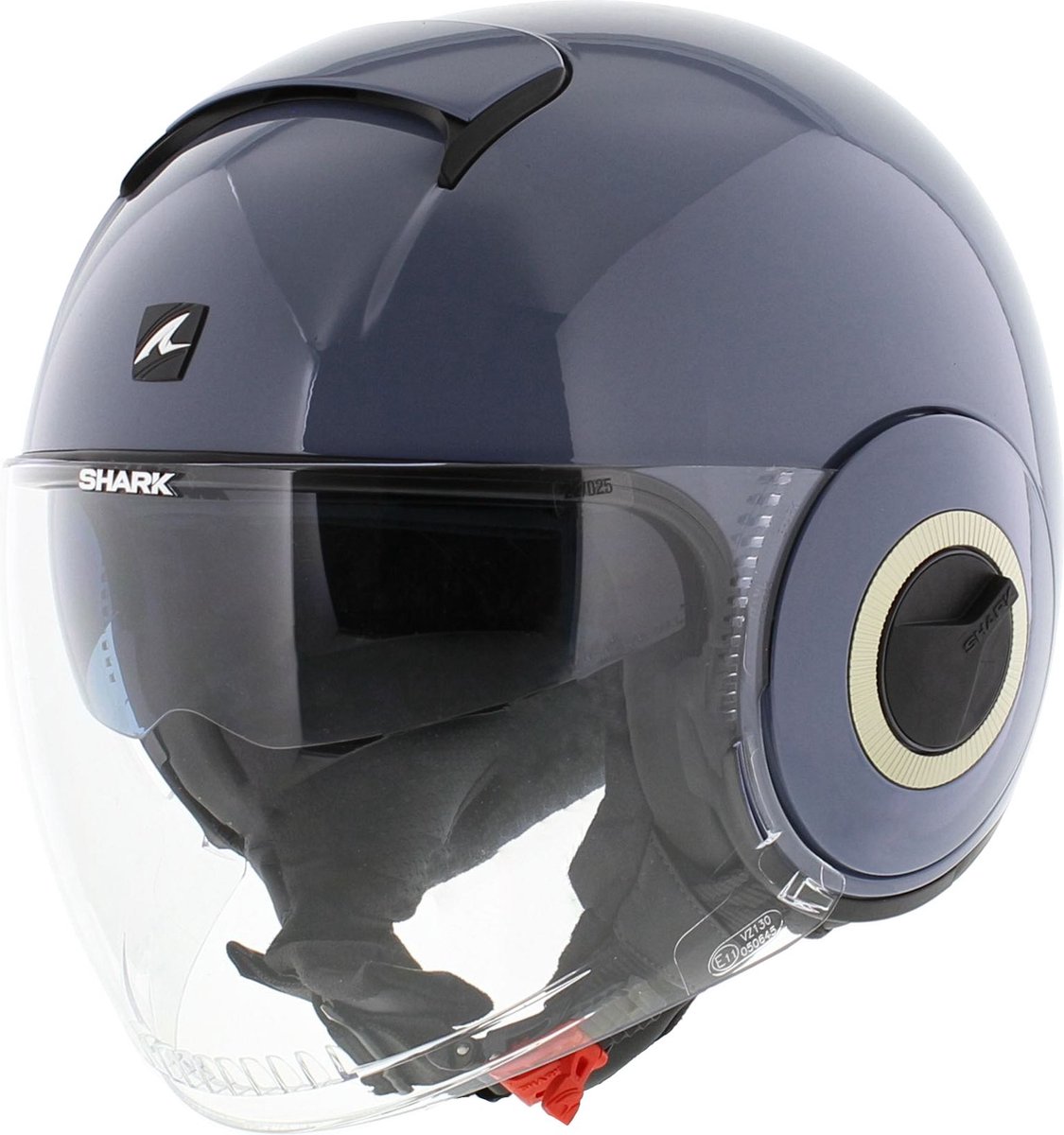 Shark Nano jethelm glans nardo grijs XS - Motorhelm / luxe scooterhelm ...