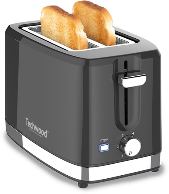 Techwood - TGP706 - Broodrooster - 2-slots | bol